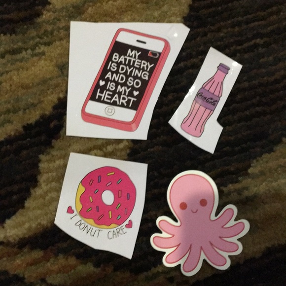 Other | 15 Pink Themed Stickers | Poshmark